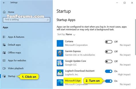 Disable Run Microsoft Edge Web Widget At Startup In Windows 10 Tutorials