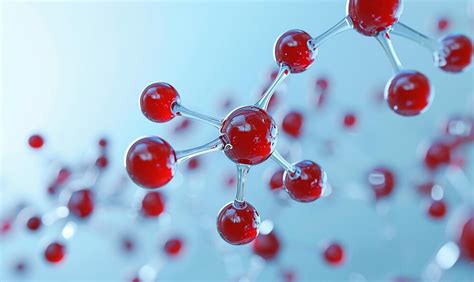 A Threedimensional Diagram Of A Molecule Premium Ai Generated Image