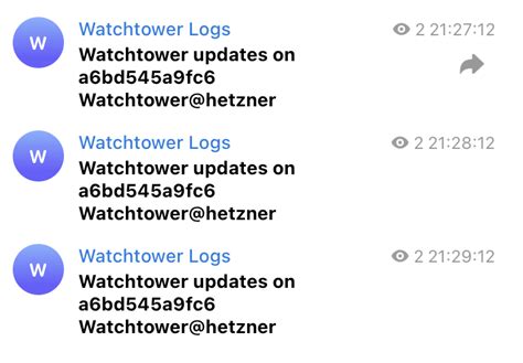 new version of watchtower sends an empty notification via shoutrrr
