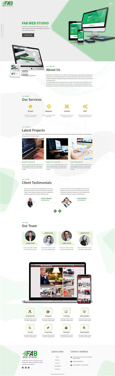 Website Mockup On Behance Website Mockup On Behance