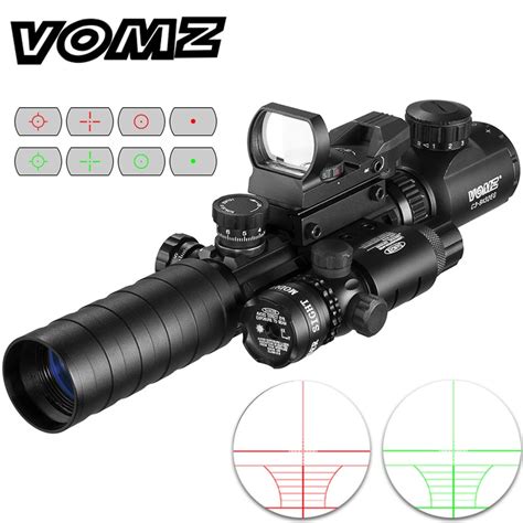 Jual Cod Ready Hunting 3 9x32egc Tactical Optic Red Green Illuminated Riflescope Holographic