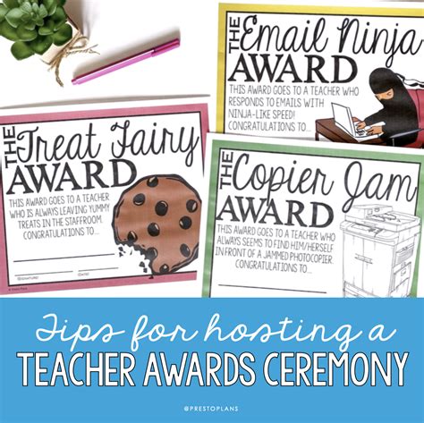 Tips For Hosting A Fun Teacher Awards Ceremony Presto Plans