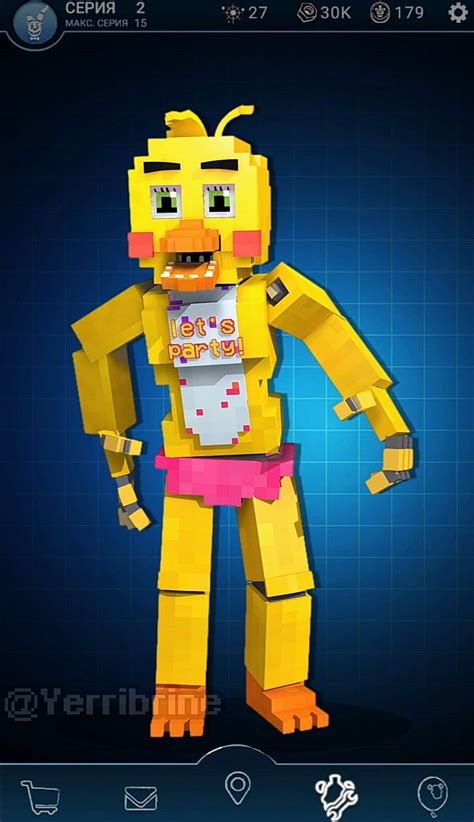 Minecraft Toy Chica Fnaf Dibujos Dibujos Fnaf