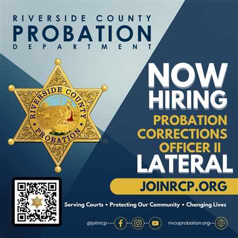🚨 Join Our Team Riverside County Probation Department Facebook