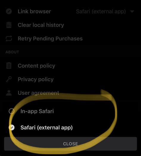 opening links with ios app is there a way to get reddit and other apps