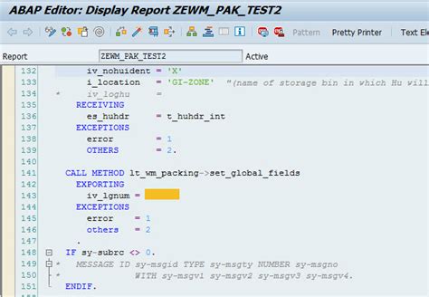 Issue In Packing In Program In Ewm Sap Community