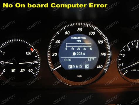 Mercedes Benz W204 C Class LED Bulb Load Resistor Installation Guide