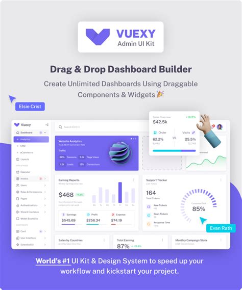 Vuexy Figma Admin Dashboard Builder And Ui Kit Template With Atomic