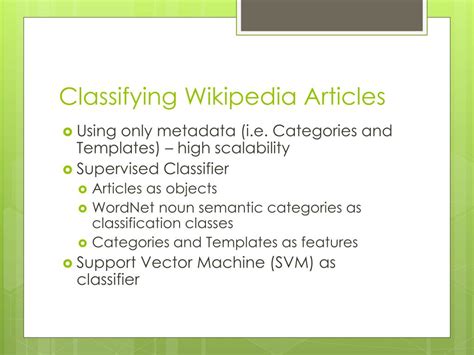 Ppt Classifying Tags Using Open Content Resources Powerpoint