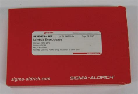 Lambda Exonuclease Ultra Pure Enzyme For Nucleic Acid Modifications Sigma Aldrich