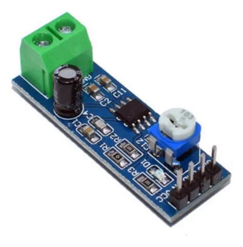 10 módulo amplificador de Áudio ajustável lm386 5v a 12v mercadolivre