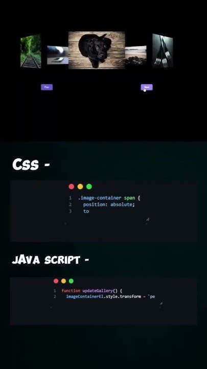 3d Rotation Image Gallery Using Html Css Javascript Programming