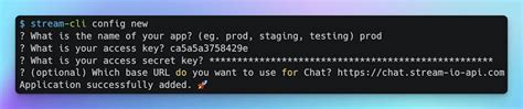 Setting Up Your Chat Environment With Stream Cli