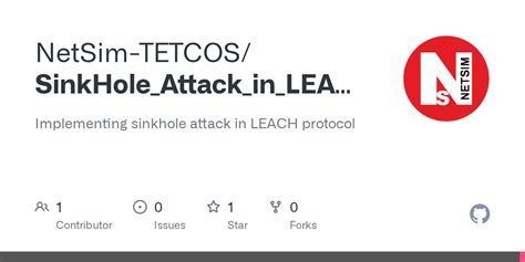 Github Netsim Tetcossinkholeattackinleachv110 Implementing Sinkhole Attack In Leach
