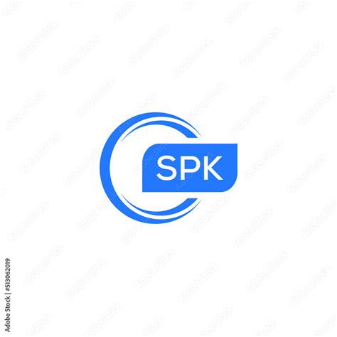 SPK letter design for logo and icon.SPK typography for technology ...