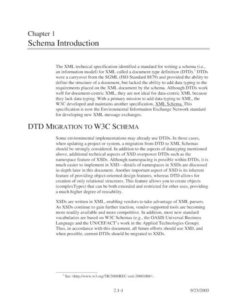 PDF Chapter 1 Schema Introduction The Exchange Network Schema Introduction The XML