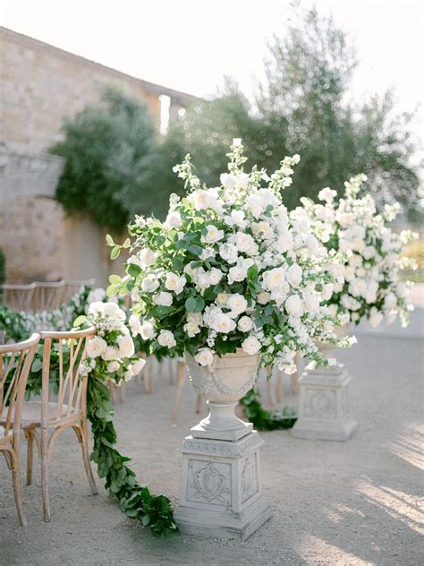 Wedding Urn Flower Arrangements