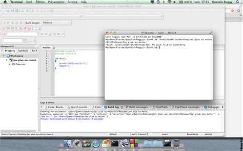 Résolu Problème Code Blocks Le Run Ne Fonctionne Plus Par Quentin46 Page 1 Openclassrooms