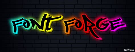 Font Forge Text Effect And Logo Design Font
