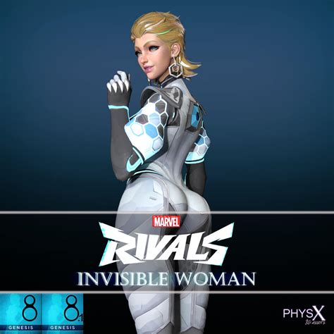 Marvel Rivals Invisible Woman G8f Daz Content By Physx 3d Assets