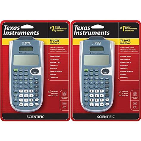 Texas Instruments TI 30XS Multiview Scientific Calculator 2 Pack