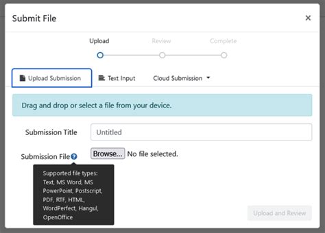 Submitting to a Standard Assignment – Turnitin Guides