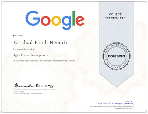 Completion Of Agile Project Management Course Farshad Nemati Posted On The Topic Linkedin
