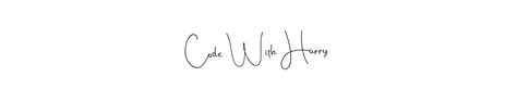 80 Code With Harry Name Signature Style Ideas Best Esignature