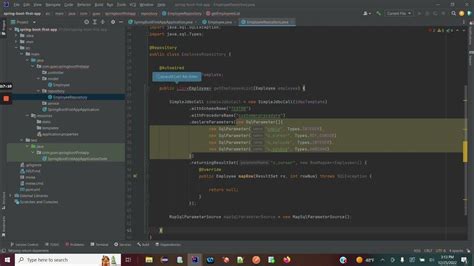 Spring Boot Calling A Oracle Stored Procedure With Simplejdbccall