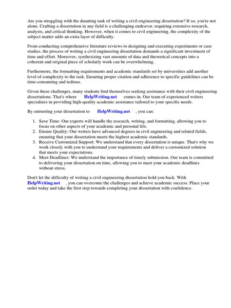 Civil Engineering Dissertation Pdf Pdf Thesis Engineering