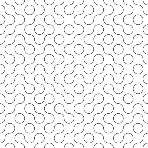 premium vector black and white metaball pattern