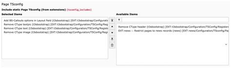 Typo3 Extension T3sbootstrap Konfigurationsmöglichkeiten Mit Tsconfig