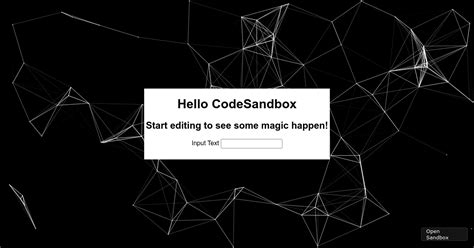 Tsparticles Preset Links Examples Codesandbox