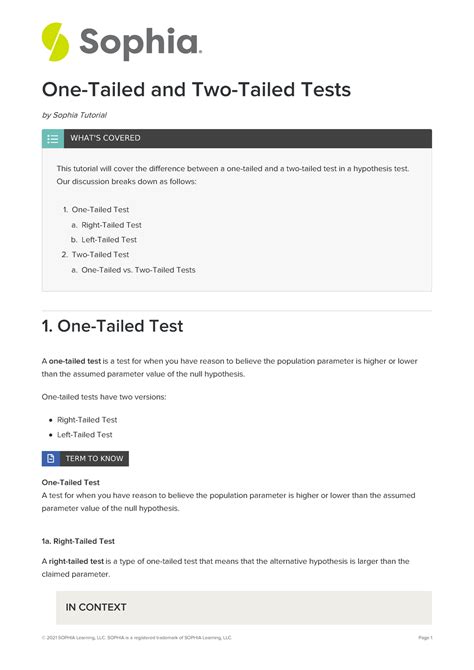 one tailed and two tailed tests one tailed and two tailed tests by