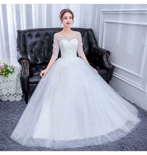 벨라인 웨딩드레스 결혼식 슬림 본식 드레스 특별한날 티몬