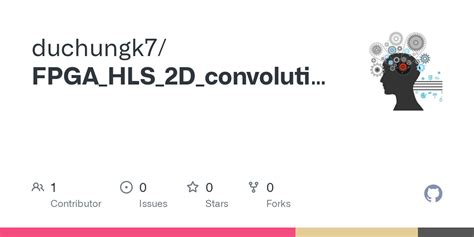 Github Duchungk7fpgahls2dconvolution