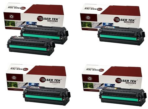 Laser Tek Services 5 Pack Compatible Samsung Clt 504s Replacement Toner