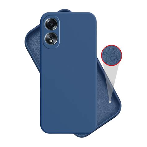 Purchase Inbase Cloth Silicon Case For Oppo A G Blue