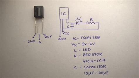 Infraredir Remote Tester Ir Receiver Circuit Using Tsop1738