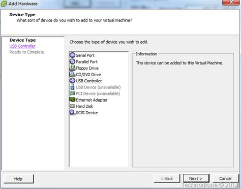 connecting a usb device to an esxi 5 0 vm technodrone