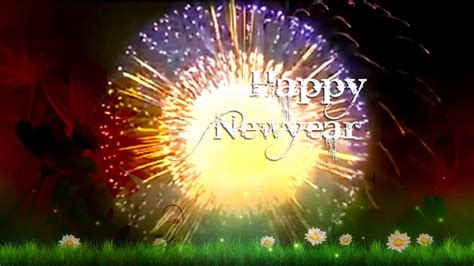 happy new year wishes background animation and whatsapp share free video