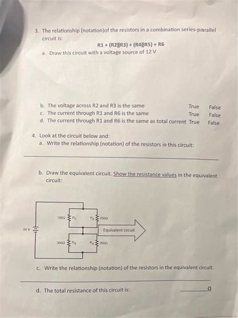 Solved Series Circuits Parallel Circuits Series Parallel Chegg