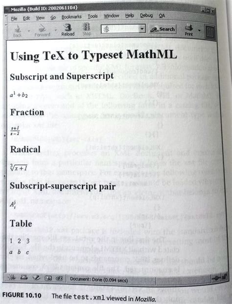 Converting Xml Mathml To Tex Xmltex Data2type Gmbh