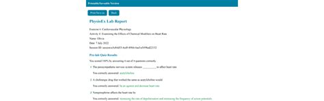 Physio Ex Exercise 6 Activity 4 Printable Saveable Version Print Save As Back PhysioEx Lab