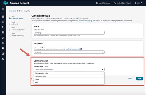 Amazon Connect에서 아웃바운드 캠페인 생성 Amazon Connect