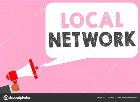 Text Sign Showing Local Network Conceptual Photo Intranet Lan Radio Waves Dsl Boradband Switch