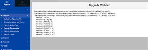 Is This Normal Very Slow To Download New Webmin Version Webmin