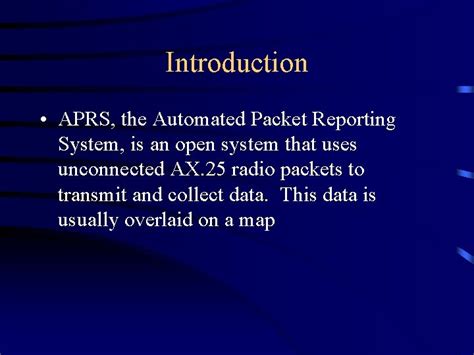 Aprs In Wisconsin The Automated Packet Reporting System