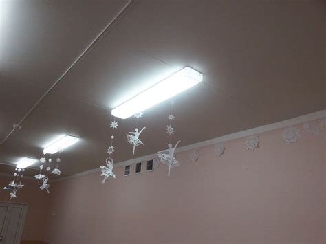 Новогоднее украшение музыкального зала Украшение стен Зал Детская