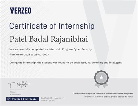 Badal Patel On Linkedin Im Happy To Share That Ive Obtained A New Certification Cyber Security